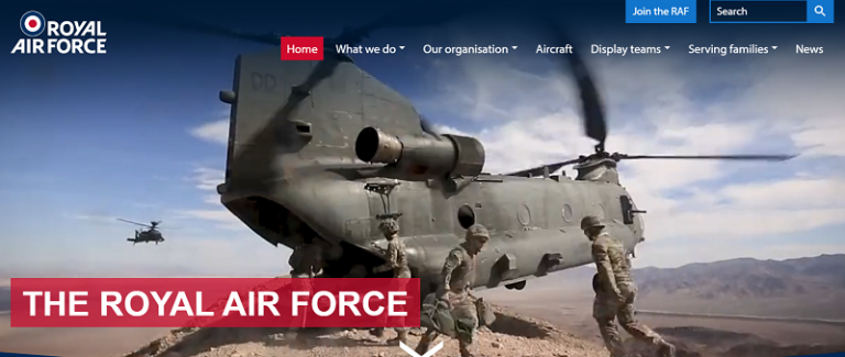 RAF revamps website with Imagen to boost marketing - Netimperative
